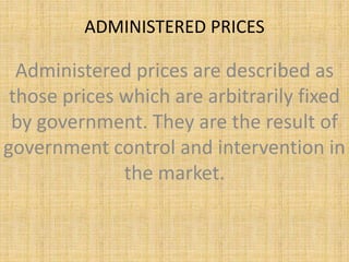 Administered prices | PPTX
