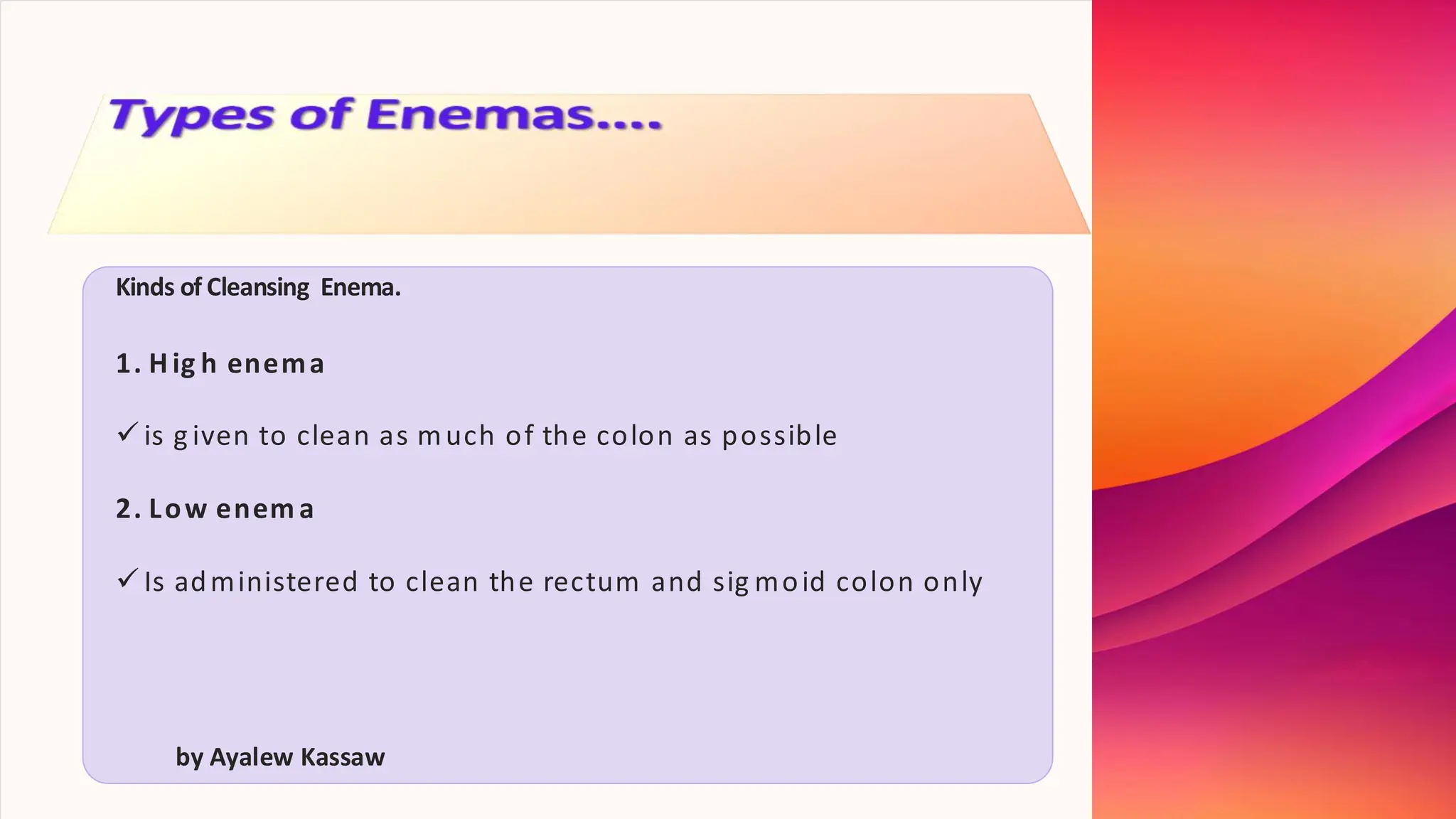 Administering-Enema.pdf for nursing students 2024 | PDF