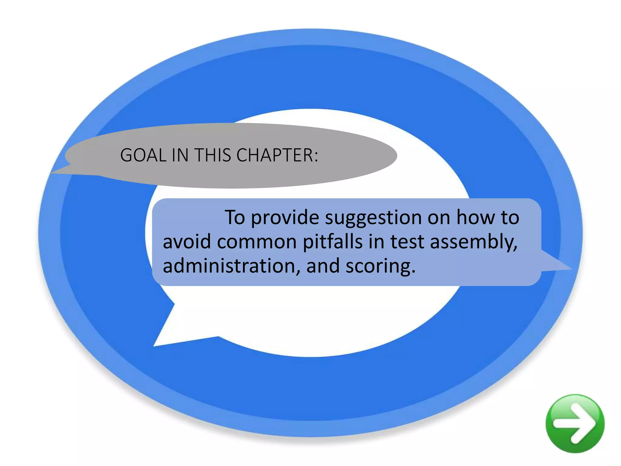 Administering Analyzing And Improving The Test Or Assessment Pptx