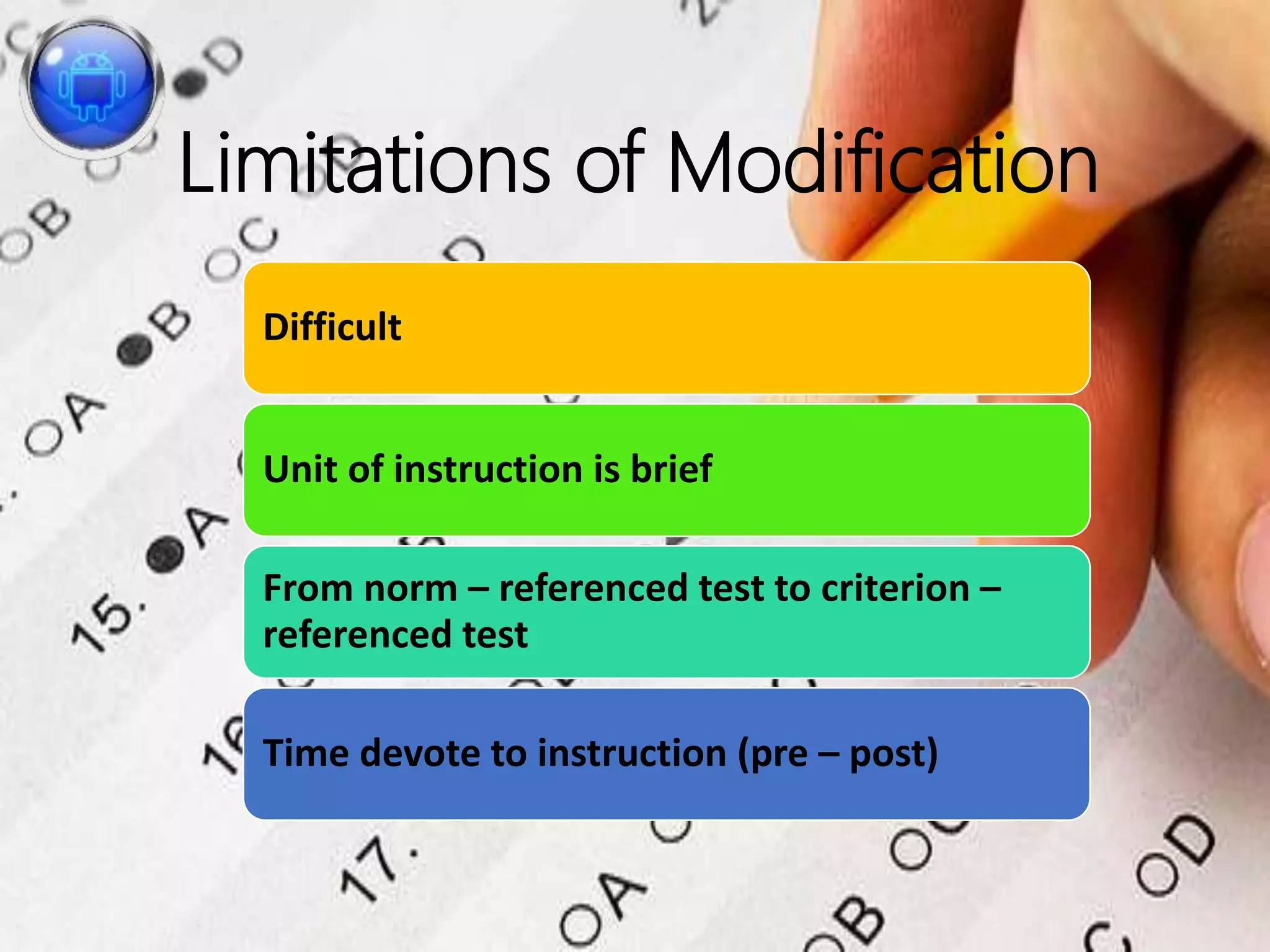 Administering Analyzing And Improving The Test Or Assessment Pptx