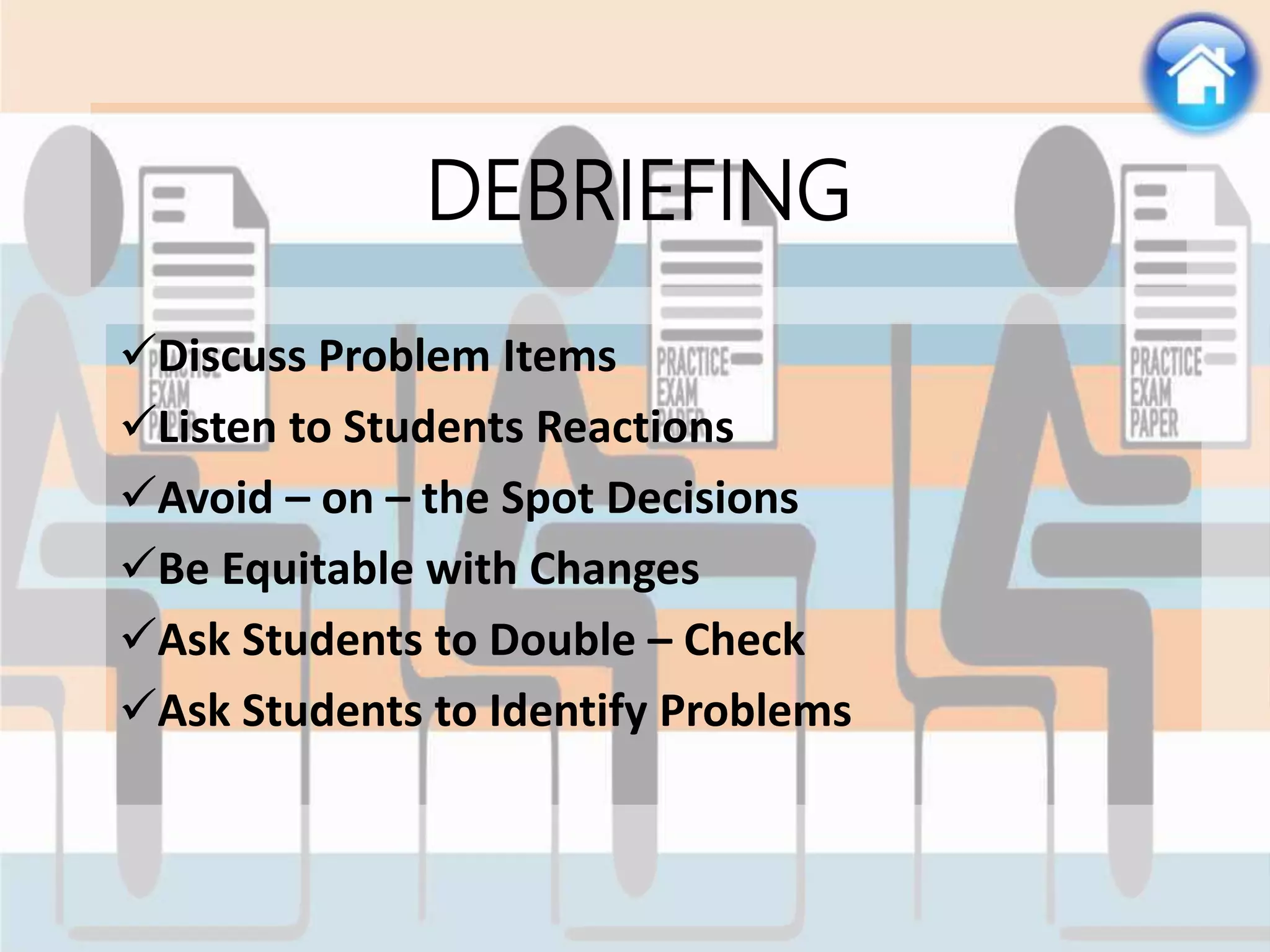 Administering Analyzing And Improving The Test Or Assessment Pptx