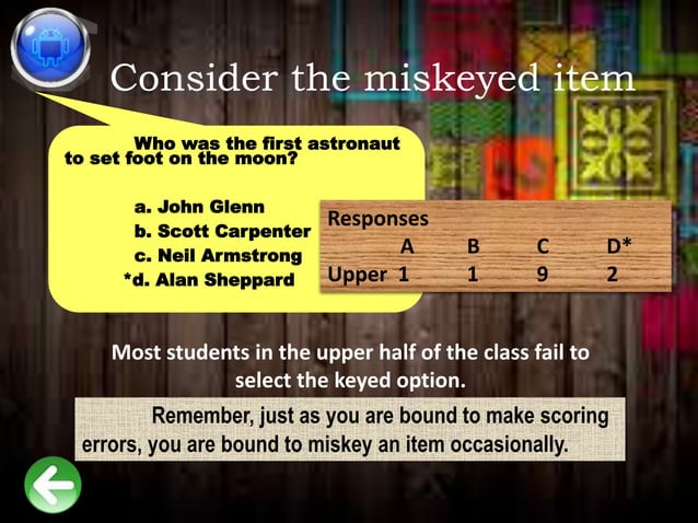 Administering Analyzing And Improving The Test Or Assessment Pptx