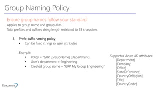 Administering and Managing Office 365 Groups - SharePoint Engage ...