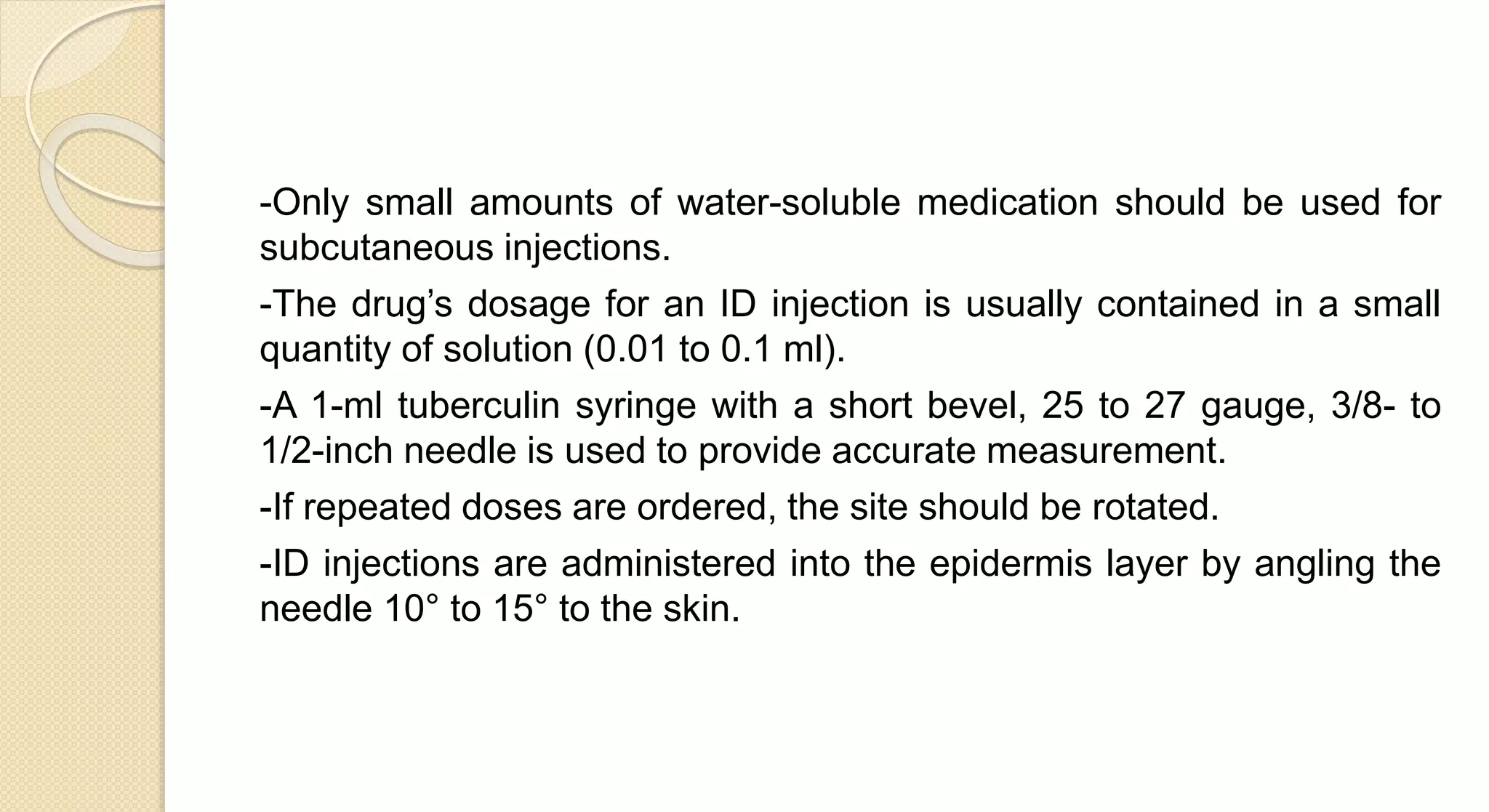 Administering an intradermal injection.pptx