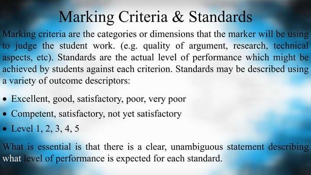 Administering a test, scoring - grading vs marks | PPTX | Standardized ...