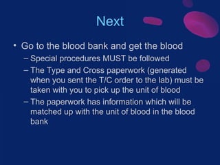 Administering Blood Products seminar.ppt