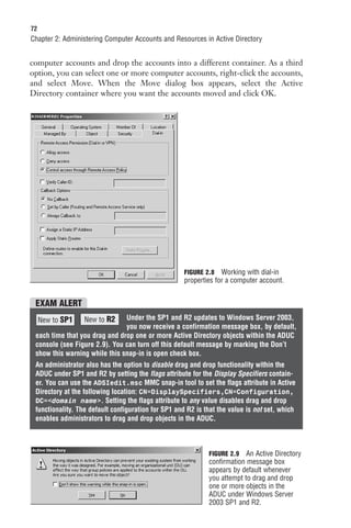 Administering computer accounts and resources in active directory | PDF
