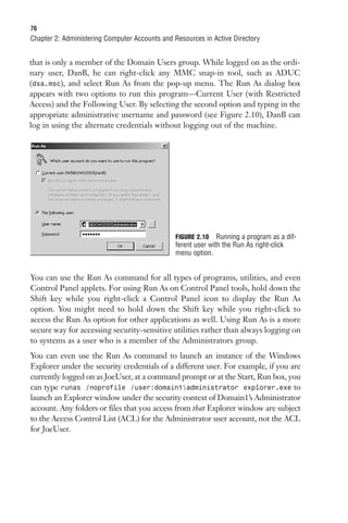 Administering computer accounts and resources in active directory | PDF