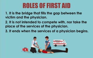 Administering First Aid treatment to avoid incidents | PPT