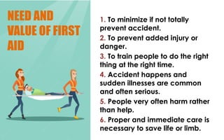 Administering First Aid treatment to avoid incidents | PPT