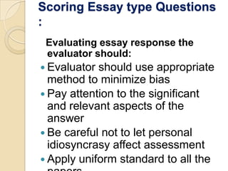Administering,scoring and reporting a test ppt | PPTX