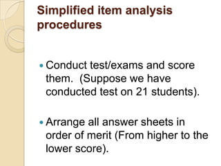 Administering,scoring and reporting a test ppt | PPTX