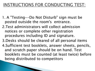 administering test.pptx ppt ppt for life | PPT