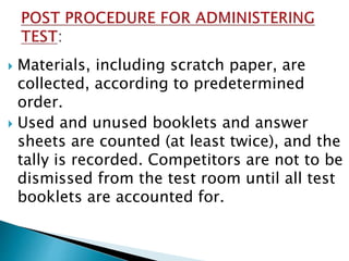 administering test.pptx ppt ppt for life | PPTX