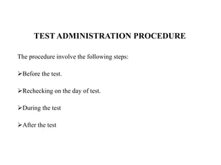 Administering Test-WEEK 12.pptx