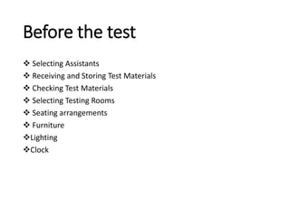 Administering Test-WEEK 12.pptx