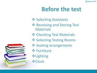 Administering test week 14 | PPTX