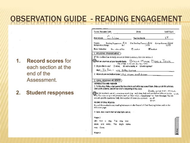 Administering the DRA 2: Diagnostic Reading Assessment | PPTX ...