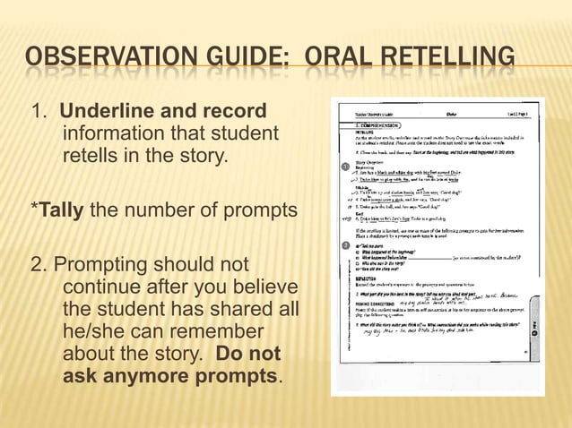 Administering the DRA 2: Diagnostic Reading Assessment
