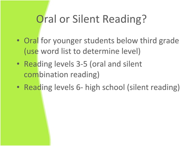 Administering The QRI4 Reading Inventory | PPT | Educational Assessment ...