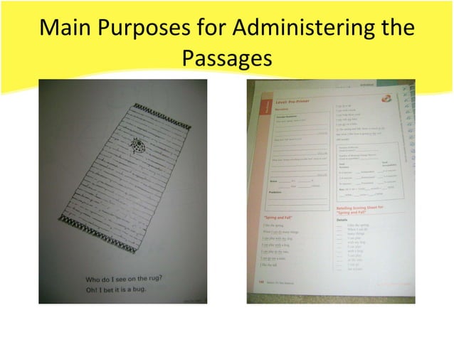 Administering The QRI4 Reading Inventory | PPT | Educational Assessment ...