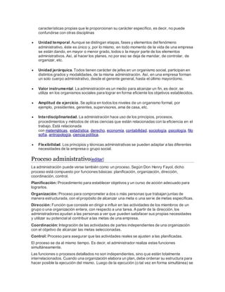 Administración | DOCX