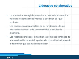Administración agil de proyectos | PPTX