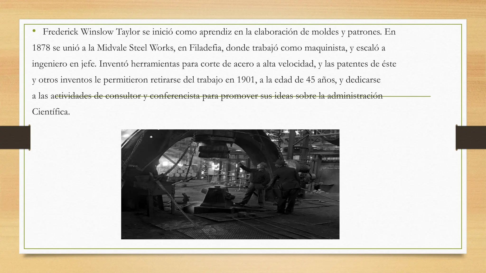 Administración científica de Taylor adm pptx | PPTX