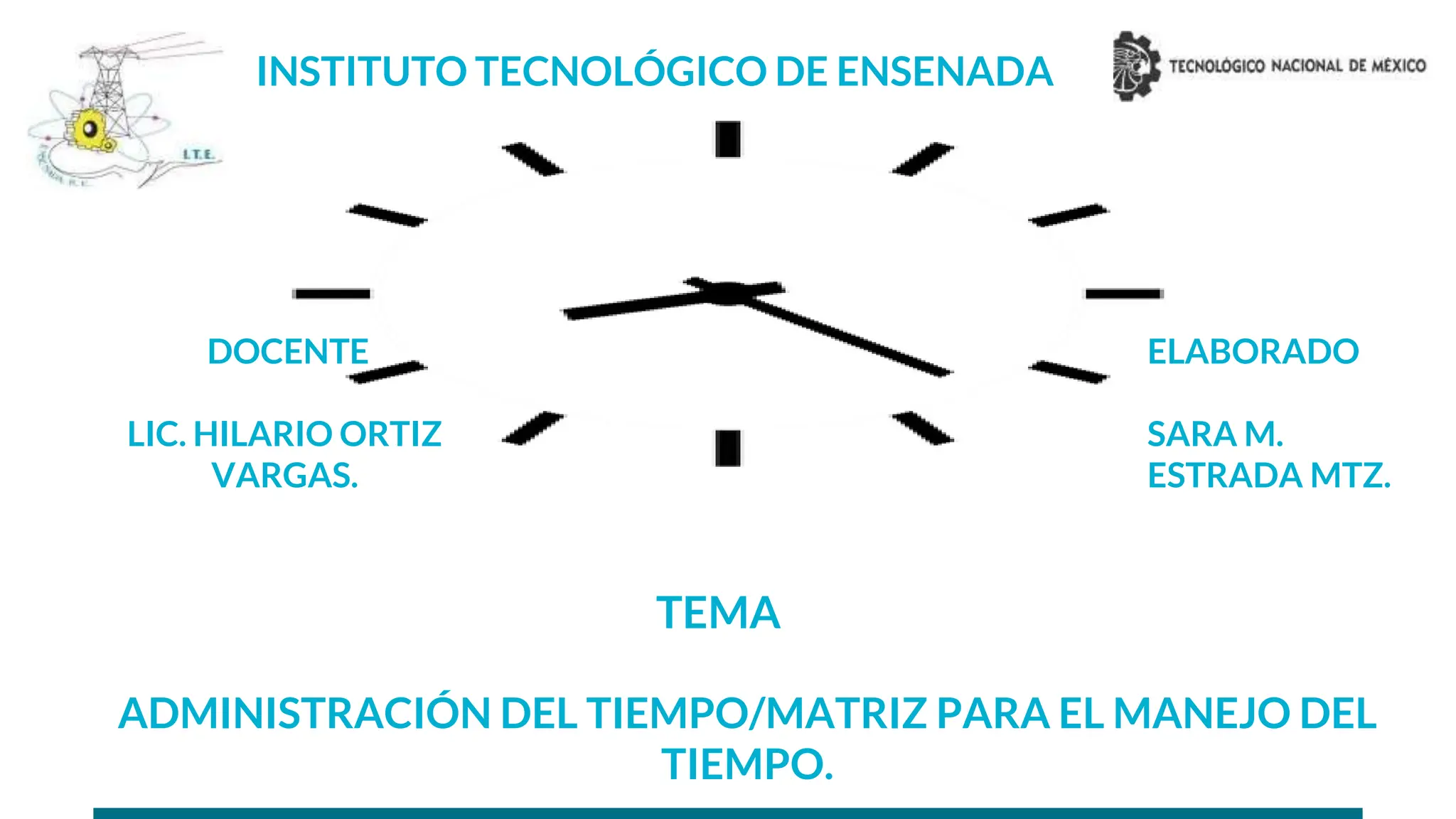 Administración del Tiempo _ Matriz para el manejo del tiempo..pptx