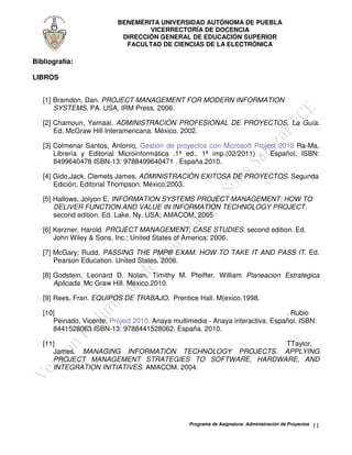Administración de proyectos | PDF