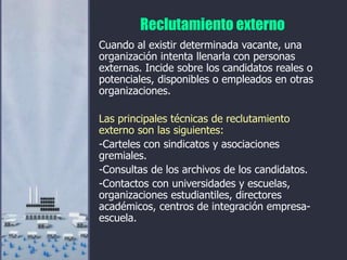Administración de recursos humanos institución educativa | PPTX