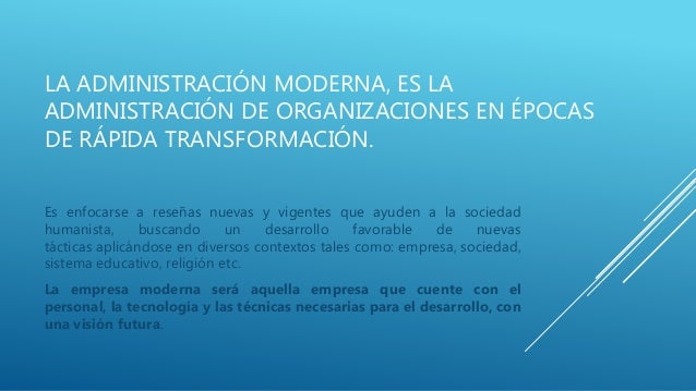 Que Es Administracion Moderna , Que es la escuela de la administracion ...