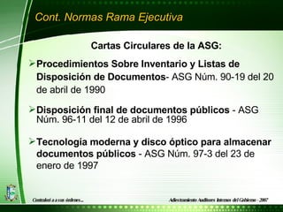 Administracion De Documentos Publicos Of Contralor | PPT