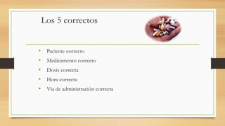 Administracion de medicamentos | PPTX