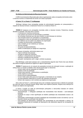 Administração de recursos humanos material de apoio | PDF
