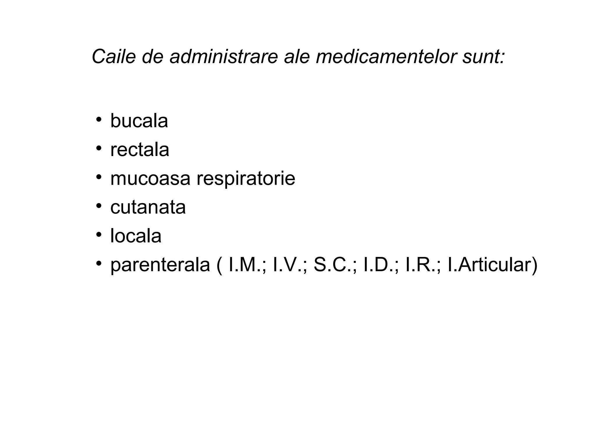 Administrarea medicamentelor-prezentareppt | PPT