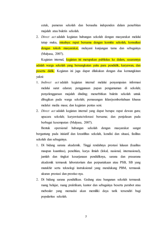 Administrasi humas pendidikan ii | DOCX