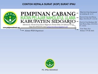 Administrasi IPNU-PPT Administrasi Dan Persuratan PC. IPNU Sidoarjo.pptx