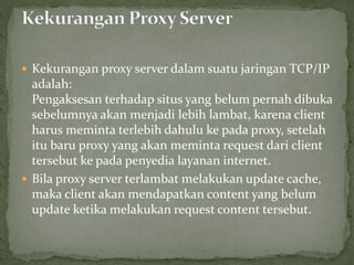Pengertian NAT, Proxy Server dan Firewall | PPTX
