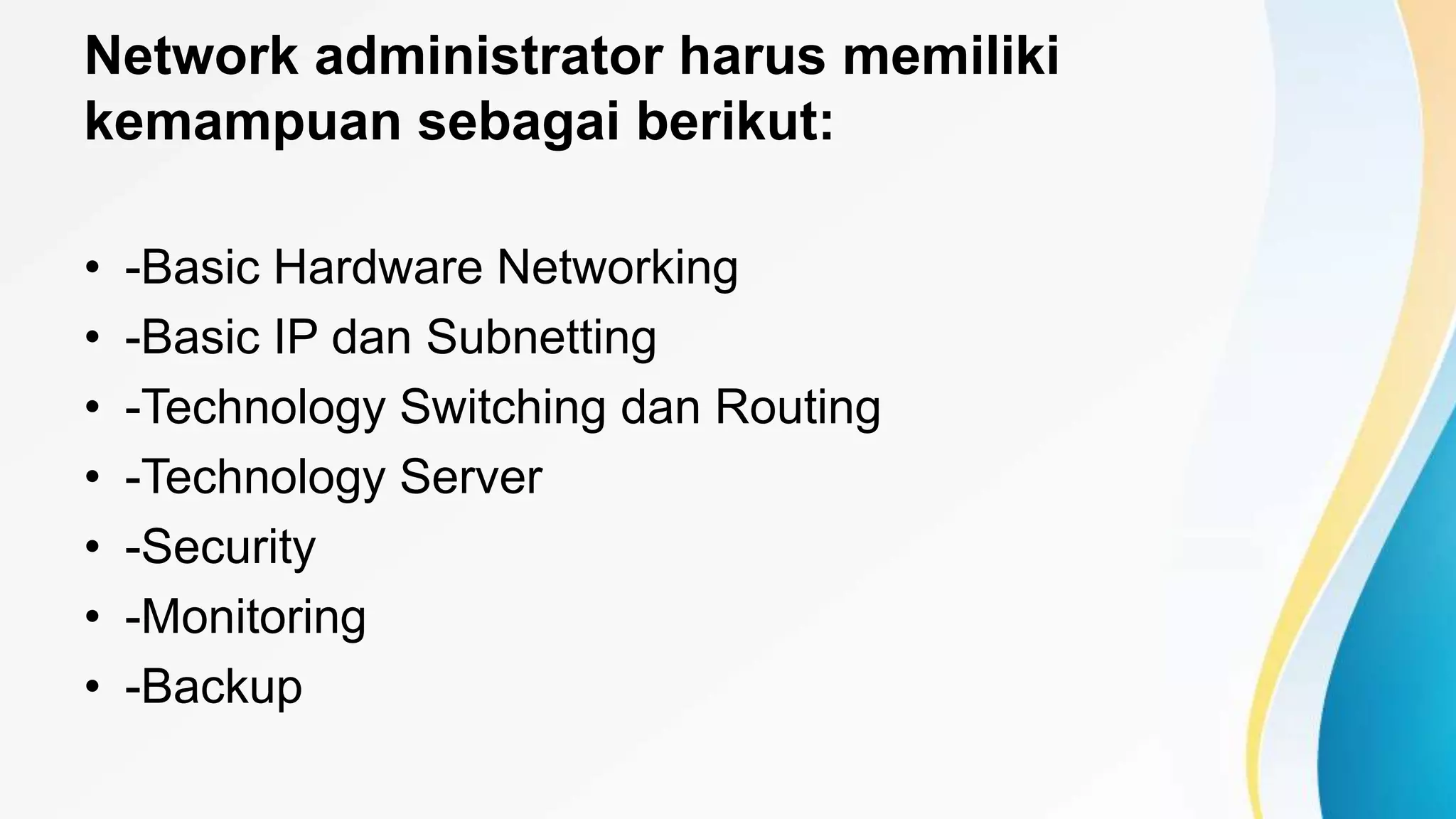 Administrasi jaringan komputer_part_2 | PPTX