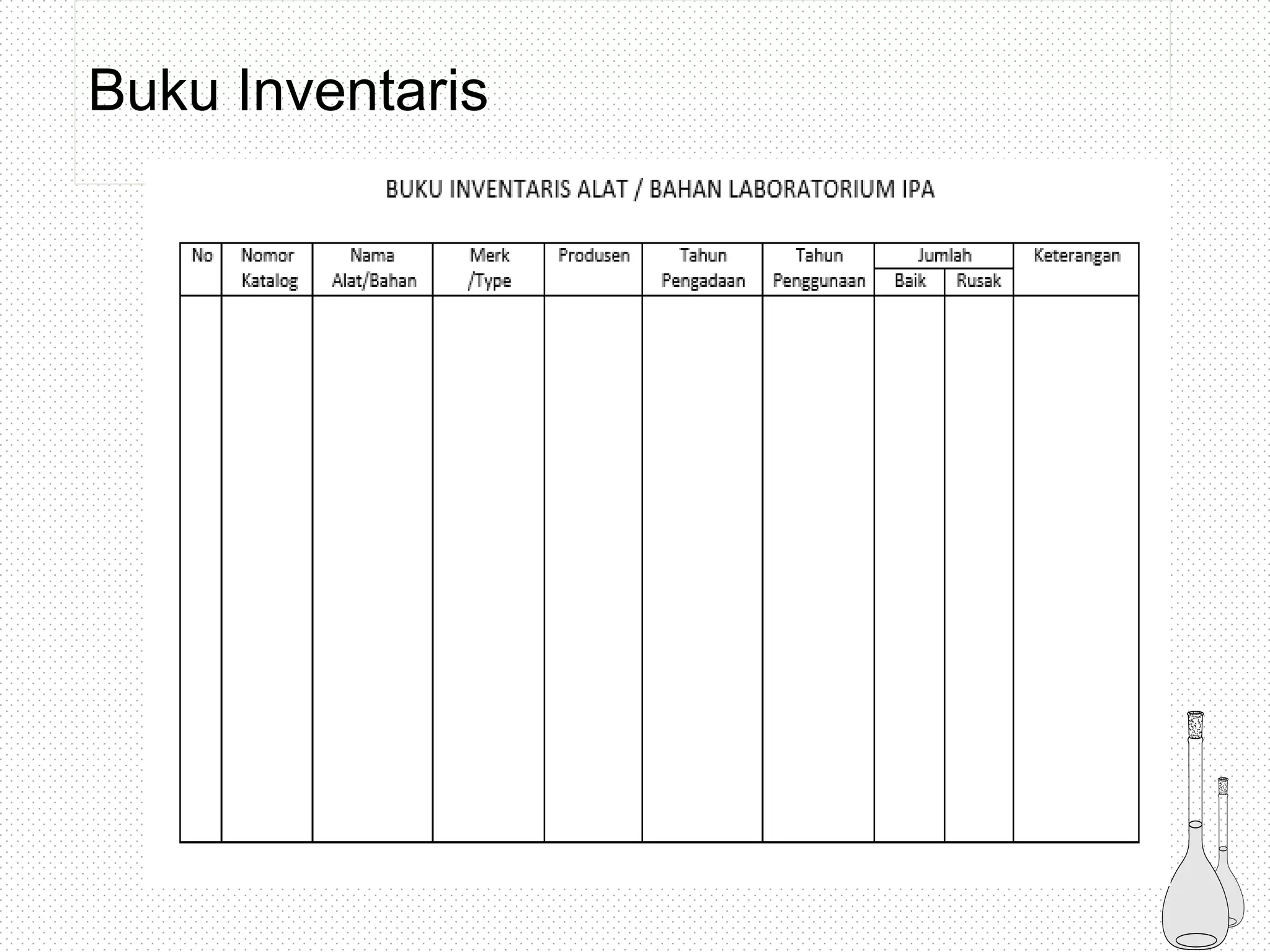 Administrasi laboratorium ipa | PPTX
