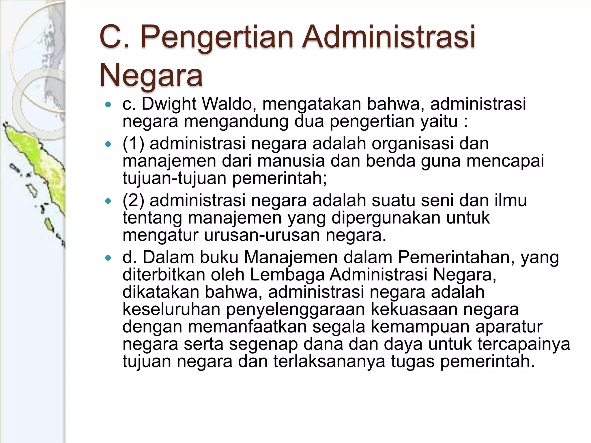 ADMINISTRASI NEGARA SEBAGAI SUATU SISTEM | PPTX