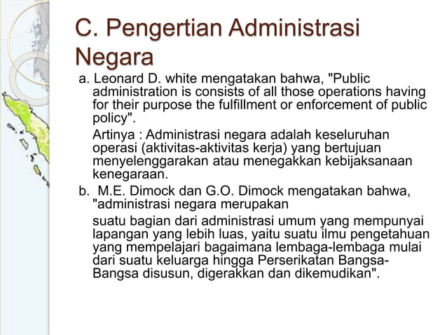 ADMINISTRASI NEGARA SEBAGAI SUATU SISTEM | PPTX
