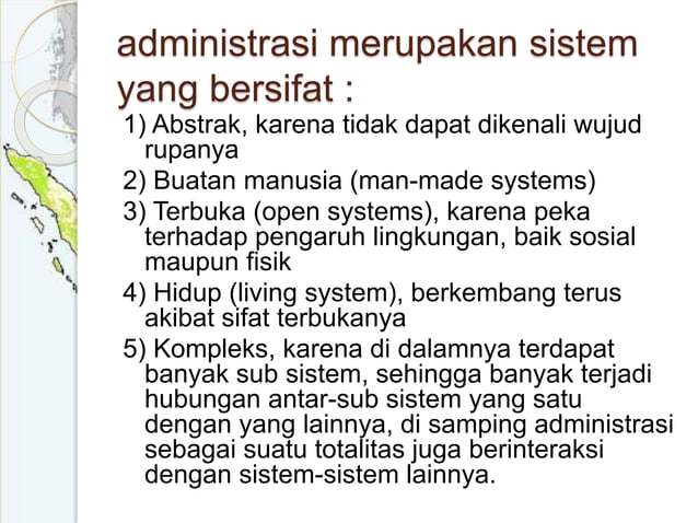 ADMINISTRASI NEGARA SEBAGAI SUATU SISTEM | PPTX