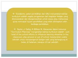 Administrasi pendidikan bidang garapan kurikulum | PPT