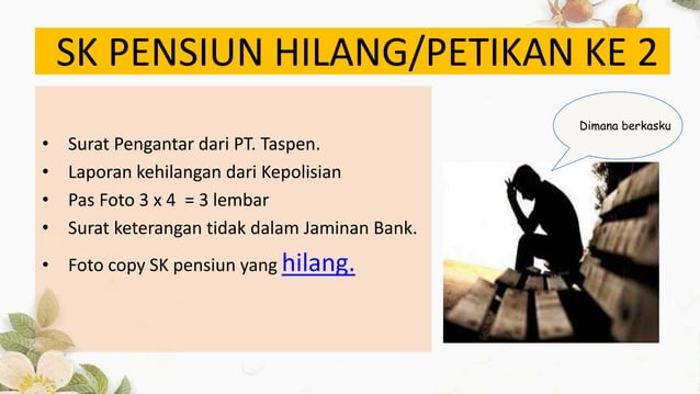 ADMINISTRASI PENGUSULAN PENSIUN presentasi | PPTX