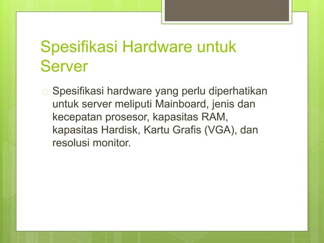 Administrasi server | PPTX