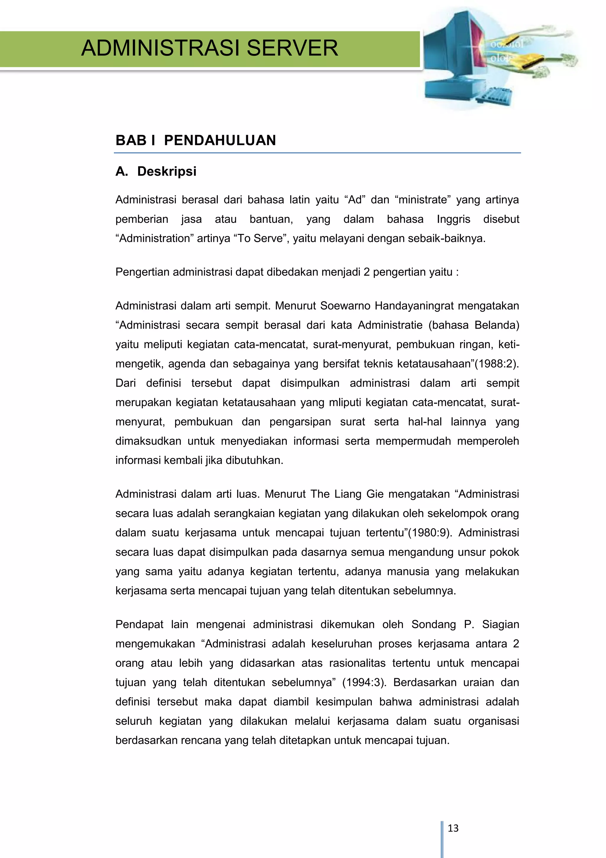 Administrasi server 1 | PDF