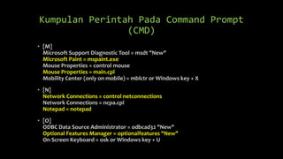 Administrasi sistem operasi closed source (cmd) | PPTX