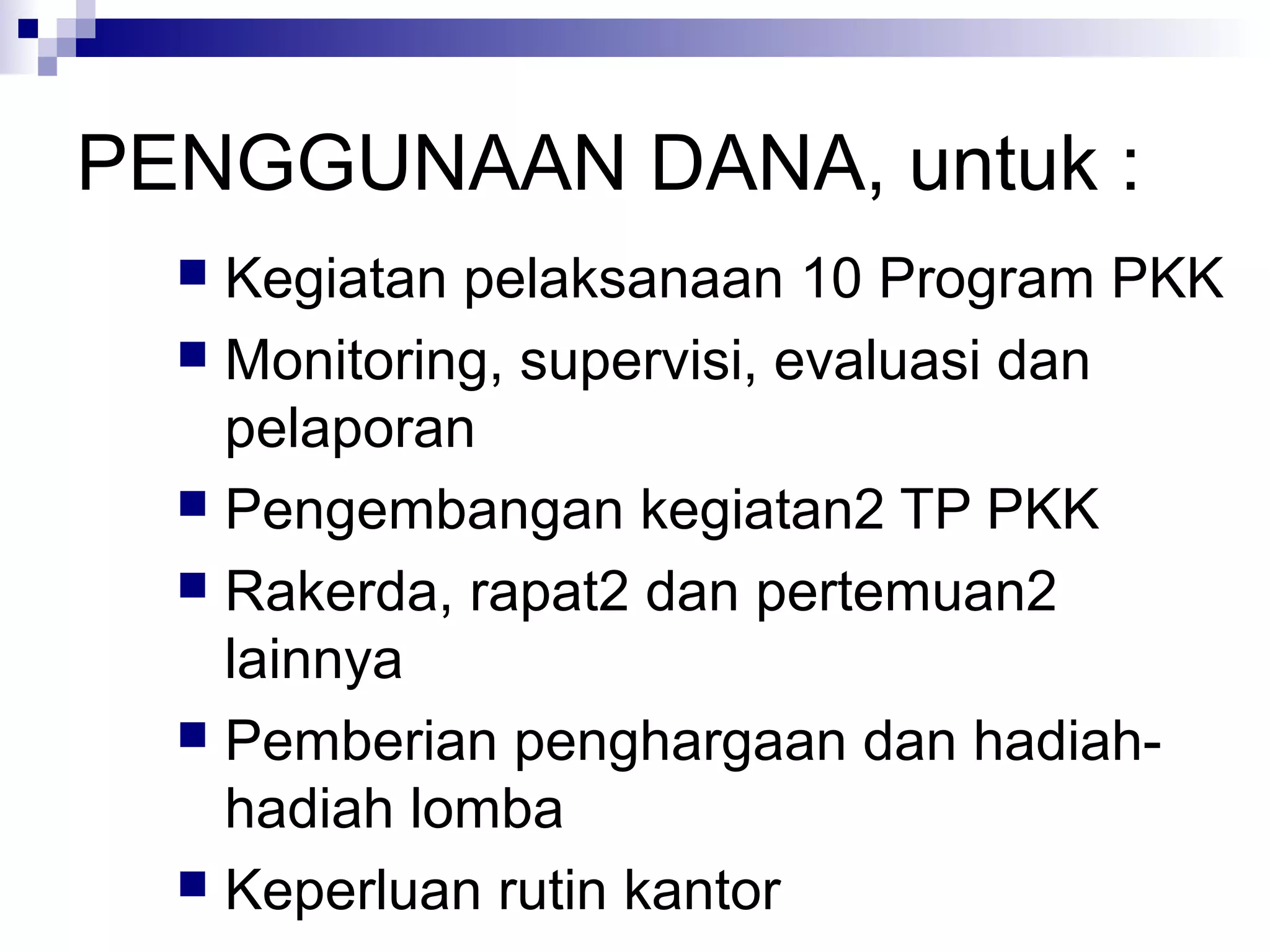 Administrasi umum dan keuangan pkk | PPT
